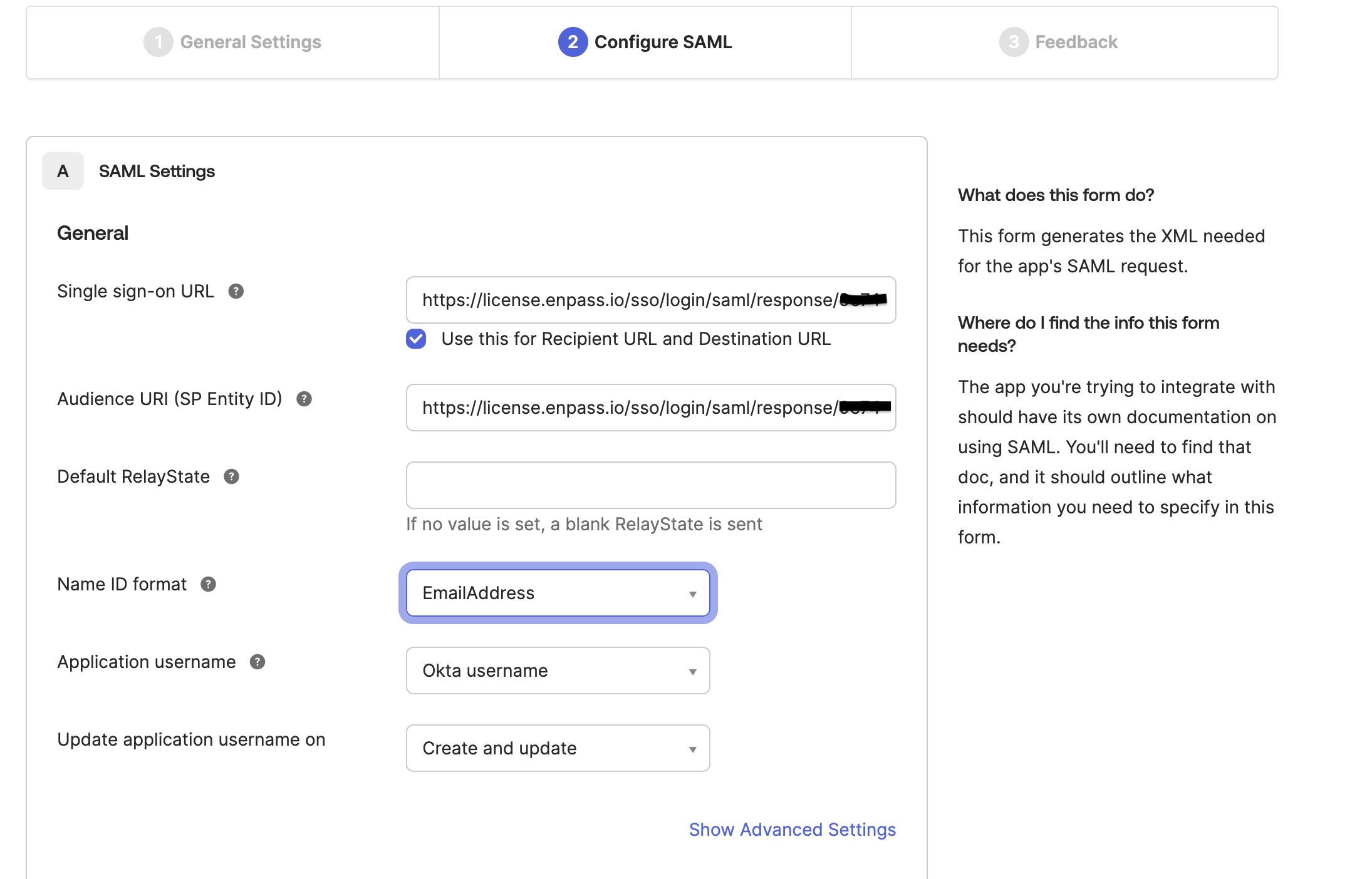 OKTA integration steps