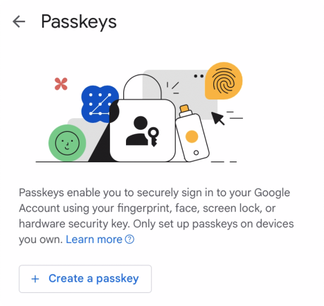 Creating passkeys with Enpass