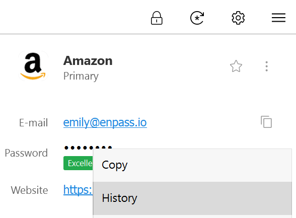 How to check your password history in Enpass